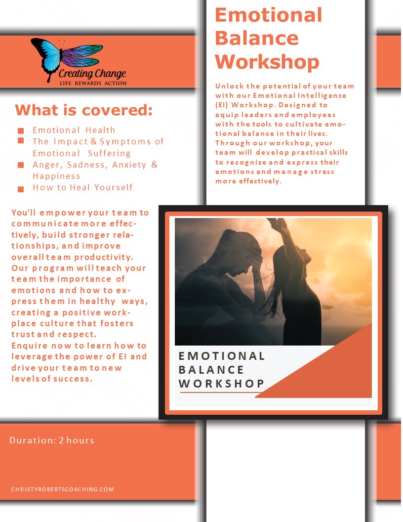Emotional Balance Workshop – Creating Change