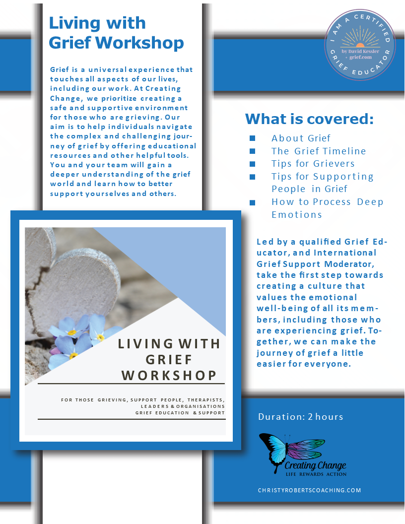 Living with Grief & Trauma Workshop – Creating Change